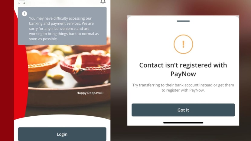 OCBC digital banking services resume after 'technical issues' affect PayNow, funds transfers - CNA